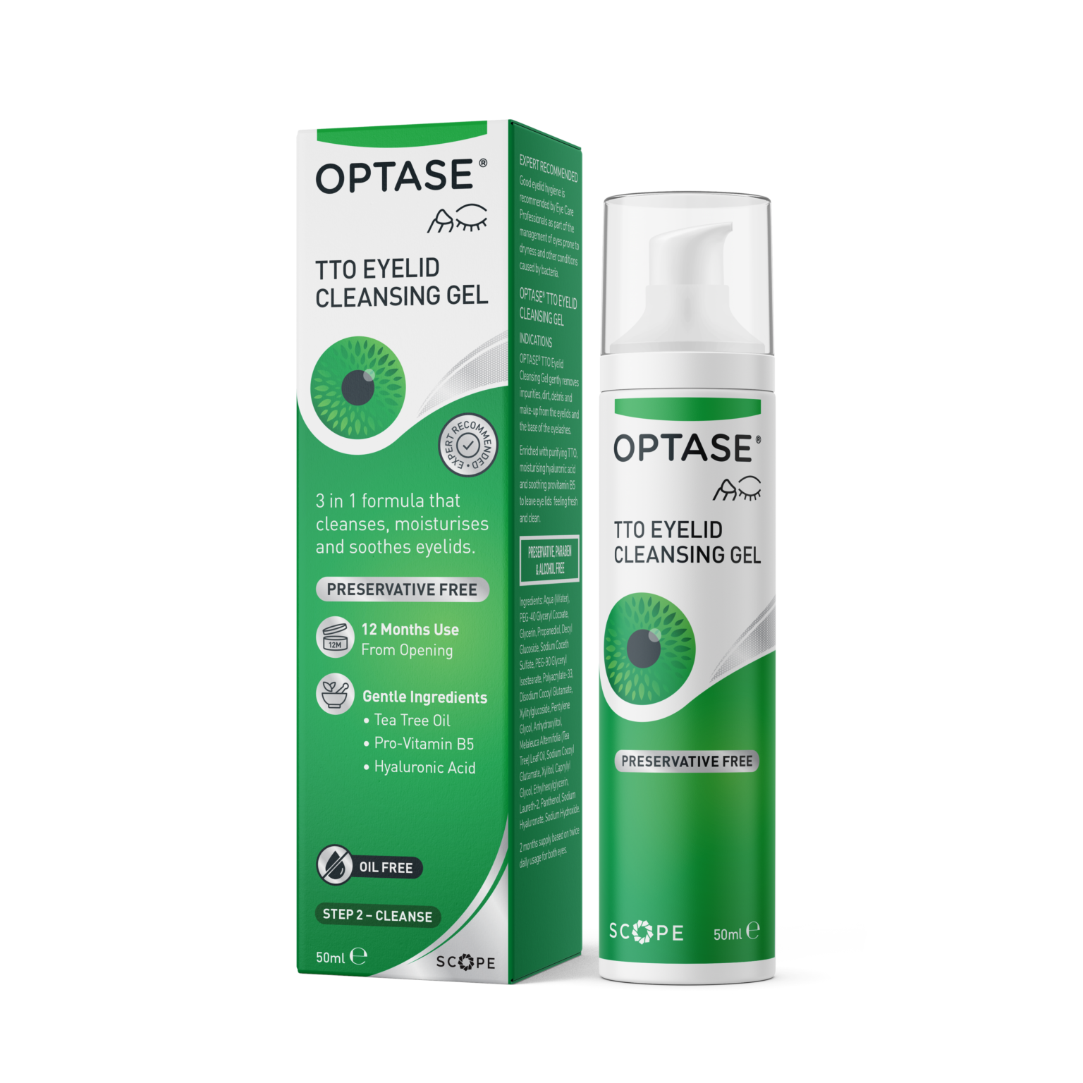 Optase Tea Tree Oil Eyelid Cleansing Gel - Scope Connect